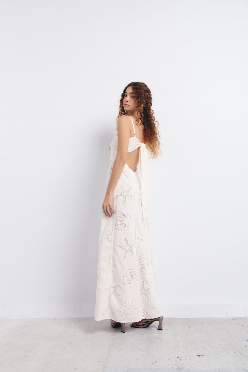 ANGELA DRESS IVORY – Ecru Brand