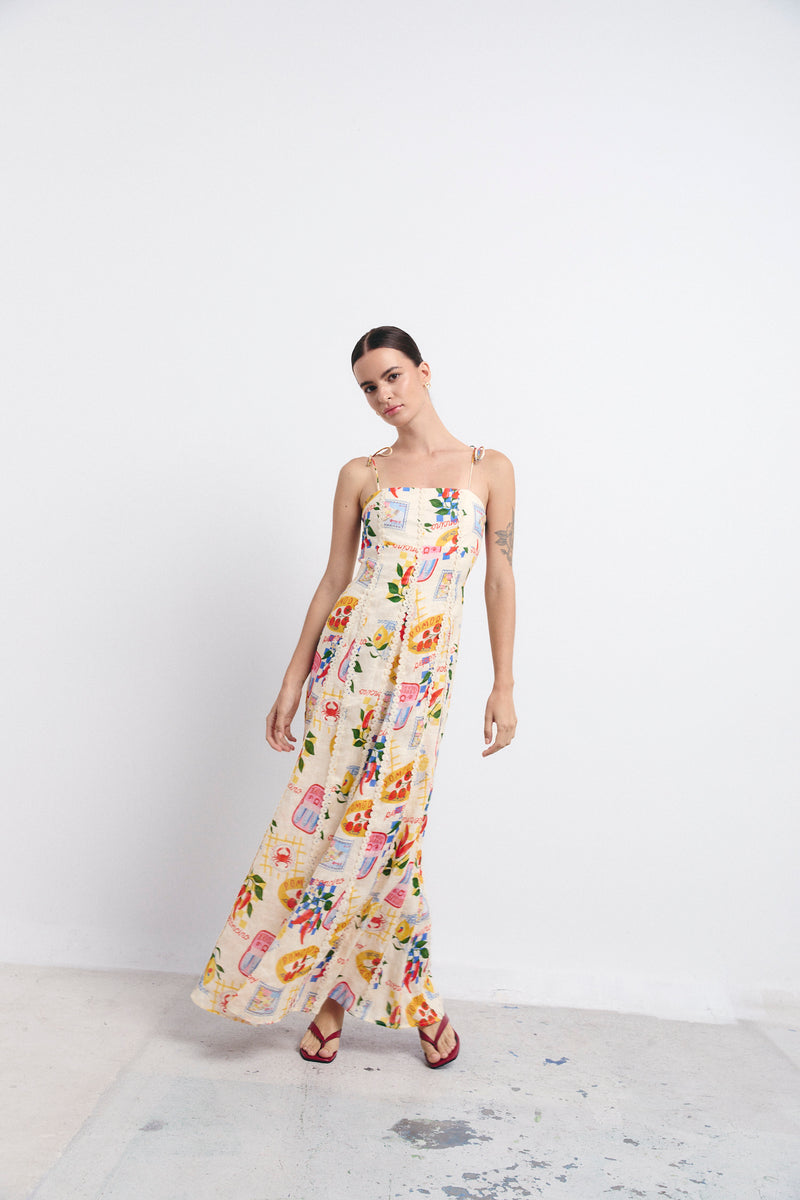 LORENZA DRESS PEPERONCINO – Ecru Brand